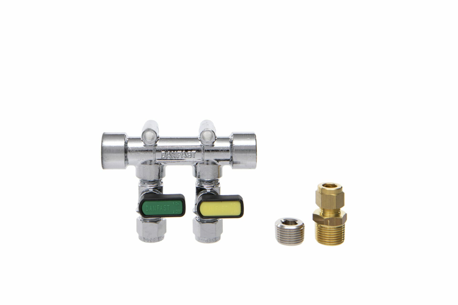 2 Way Gas Manifold Complete