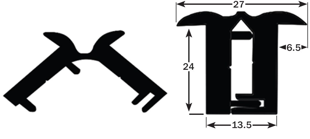 Plastic Centaflex Hinge