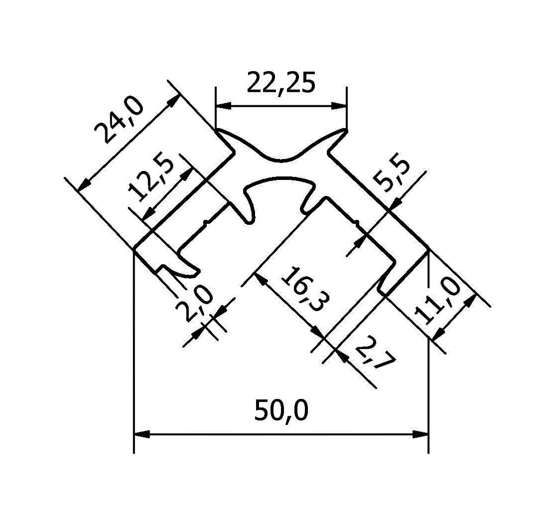 Plastic Centaflex Hinge