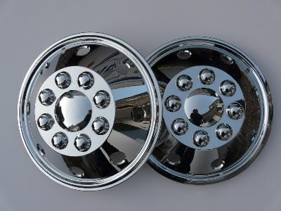 15″ Plastic Chrome Finish Wheel Trims
